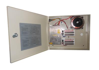 China 18 Channel CCTV 12VDC To 24VAC Power Supply 400W For Building / House Control for sale
