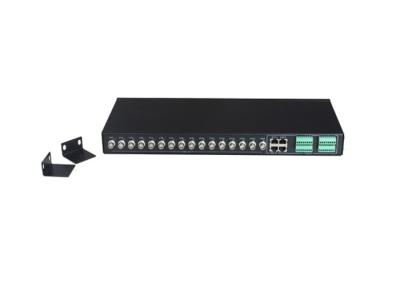China 16 Channel Passive Video Balun , 75 Ohms Coax Video Balun Cat5 With Power for sale