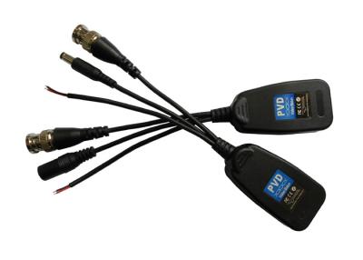 China Twisted Pair Video Power Balun , 75 Ohm Passive Video Balun with LED Light for sale