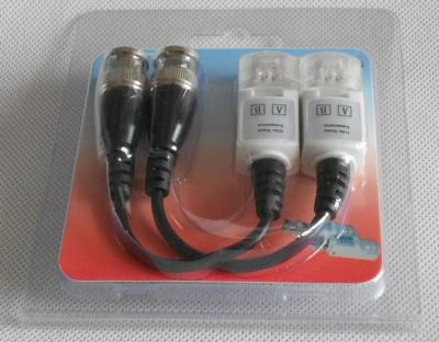China CCTV Passive Video Balun , UTP Video Transmitter And Receiver for sale