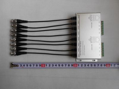 China Passive CCTV Video Balun Cat5 With Power For CCTV Camera , 8CH UTP Passive Video Balun for sale