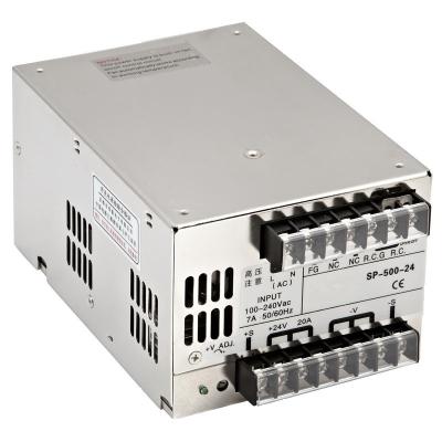 China SP-500-12 Single Output Switching power supply with PFC function 480W 12V 40A for sale