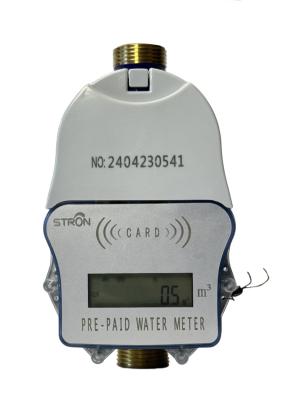 China NB-IOT Communication Smart Water Meter for Communication Automatic Valve Control 0-40 C Cold Water Meter for sale