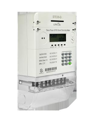 China 0-50°C Temperature Range Smart Prepaid Electricity Meter with Tamper Detection and Keypad Input Way for sale