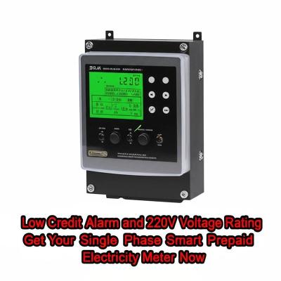 中国 単相スマートプリペイド電気メーター キーボード入力 販売のため