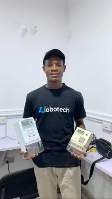 China STS Smart Prepaid Electricity Meter 100A with RF/PLC Communication for sale