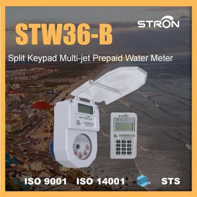 China STS Standard Prepaid Water Meter with 1km Measurement Range 84 Flow Rate and M-Bus Connectivity for sale