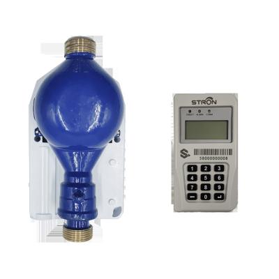 China STS Prepaid Water Meter with Wireless Communication RF LoRa 12 Flow Rate and 34 Measurement Range for sale
