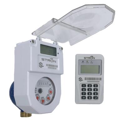 China STS Prepaid Water Meter with Wireless Communication RF LoRa 12 Flow Rate and 34 Measurement Range for sale