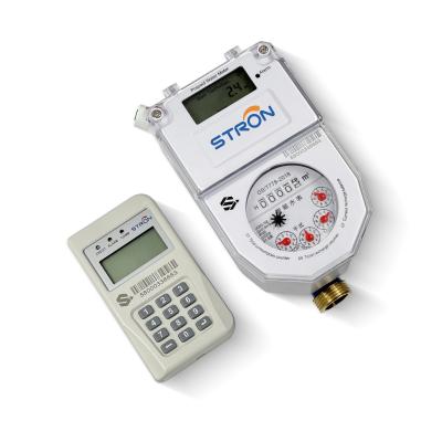 China DN25 STS Standard Prepaid Water Meter with 0℃-50℃ Temperature LCD Display and LoRa-RF Communication for sale