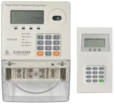 China STS The prepaid keypad single phase electricity meter for sale