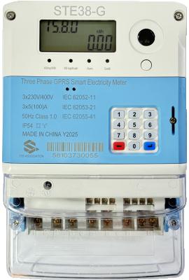 China The STRON STS Three phase split-type electricity prepaid  meter for sale