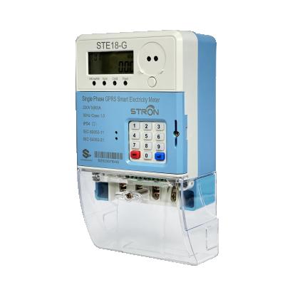 China 2G And 4G Network Compatibility Smart Prepaid Electricity Meter for Smart Metering Applications IP54 Ingress Protection for sale