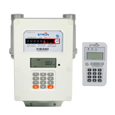 China Maximum Indicated Value 99999.999 Prepaid Gas Meter Including 20token Token Type and LCD Display Designed for Gas Management for sale
