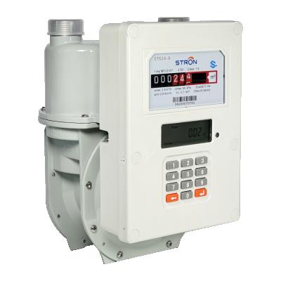China 30-60C Prepaid Gas Meter G1.6 Domestic Meter Type Engineered for Residential Gas Consumption Accuracy for sale