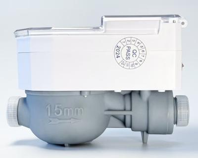 China STS Standard Smart Water Meter Offering Measurement Range 0 to 999999 Liters and Water Temperature Monitoring from 0.1 to 90 Degrees Celsius for sale