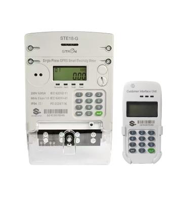 China STS Prepaid Keypad Smart Electricity Meter with GPRS/4G Communication, Class 1.0 Accuracy, and IP54 Waterproof Rating for sale