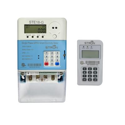 China Meter Recharge By Inputting TOKEN Electric Smart Meter Including Keypad Allowing Secure Token Entry and Electricity Monitoring for sale