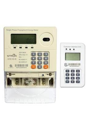 China STS Prepaid Meter with Split Keypad Design RF Communication and Anti-Tamper Protection for Secure Energy Management for sale