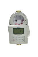 China RF Prepaid Water Meter 1.2kg 6-8 Year Battery Screw Thread Connection for sale