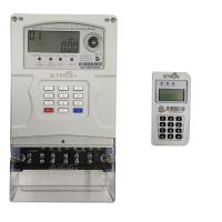 China 3 Phase 4 Wire 20A Smart Prepaid Electricity Meter STS Standard Split Keypad for sale