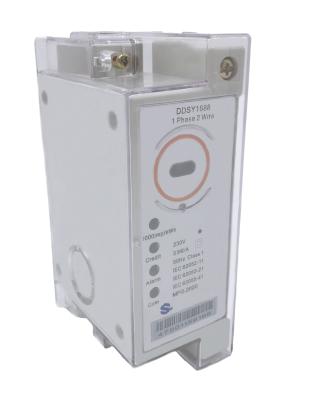 Cina Metro di elettricità di spaccatura di monofase del supporto di STE18-D Dinrail con CIU in vendita