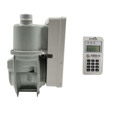 China Split keypad digital smart prepayment gas meter G1.6/G2.5/G4 for sale