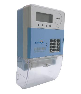 中国 IP54 STSのスマートな前払いされた電気のメートル、50HZ単一フェーズの前払いのメートル 販売のため