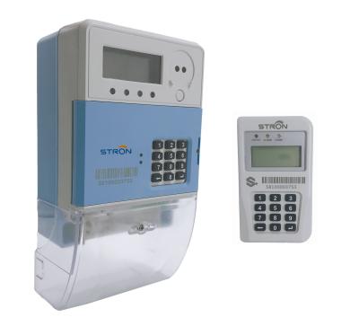 China ISO 9001 Single Phase Kwh Meter , 80mA Prepay Power Smart Meter for sale