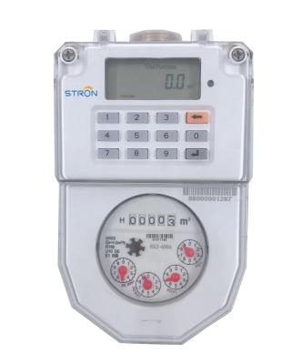 China Prepaid / Postpaid Smart Electronic Water Meter With Non Return Valve for sale