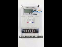 ISO14001 Three Phase 60Hz Smart Prepaid Electricity Meter With CIU