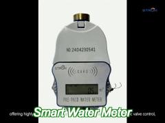 NB-IOT Communication Smart Water Meter for Communication Automatic Valve Control 0-40 C Cold Water Meter
