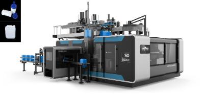 China Máquina de molde automática completa do sopro da cavidade 25l para o Hdpe à venda