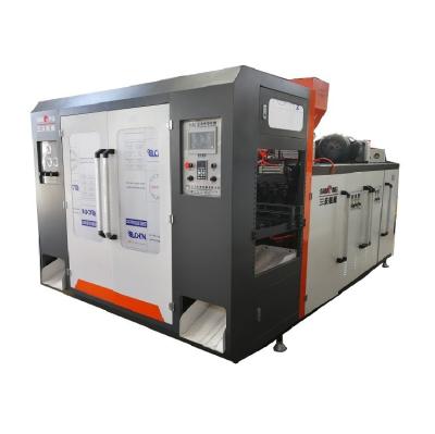 China 3 Liter Semi Automatic Blow Moulding Machine PLC Bottle Manufacturing 0.6m3/Min for sale