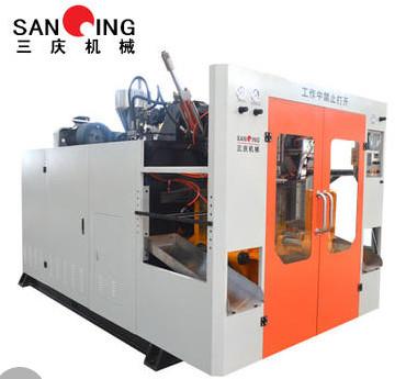 Cina Secchio di plastica della stazione della macchina 2 dello stampaggio mediante soffiatura dell'HDPE ISO9001 che fa 3.5*2.1*2.2m in vendita