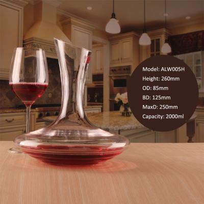 China Unique Gift Idea Lead Free Cold Cutting Red Wine Decanter Crystal for Sale for sale