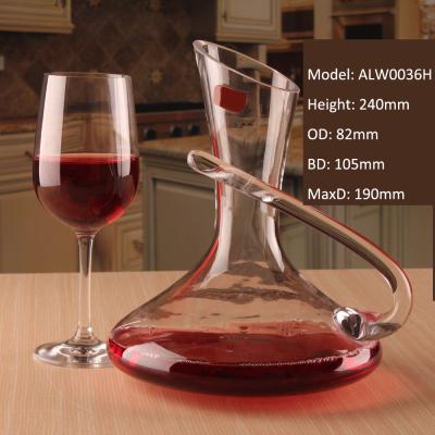 China Alymayca Creative Beverage Liquor Alcoholic Drink Carafe Crystal Red Wine Decanter for sale