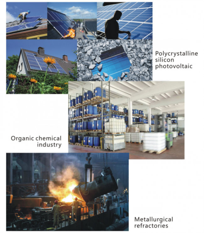Metallic silicon applications in industry