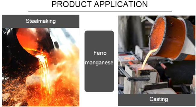 Ferro Manganese applications in steel production