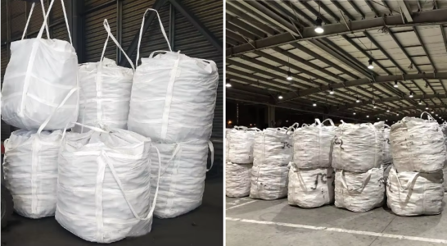 Calcium silicon alloy packaging and granules