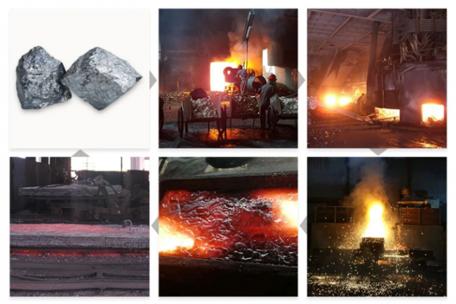 Steelmaking process using calcium silicon