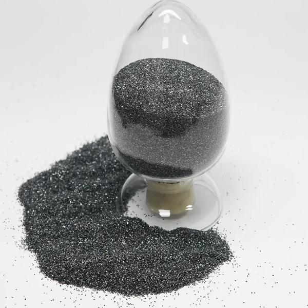 Quality SiC80 Black Silicon Carbide Granules / Silicium Carbide For Metallurgical for sale