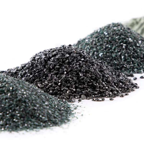 Quality SiC80 Black Silicon Carbide Granules / Silicium Carbide For Metallurgical for sale