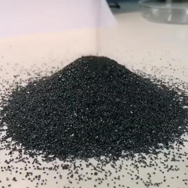 Quality SiC80 Black Silicon Carbide Granules / Silicium Carbide For Metallurgical for sale