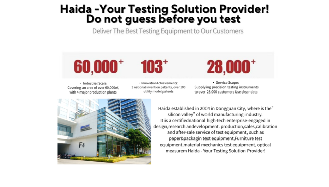Haida laboratory testing equipment lineup