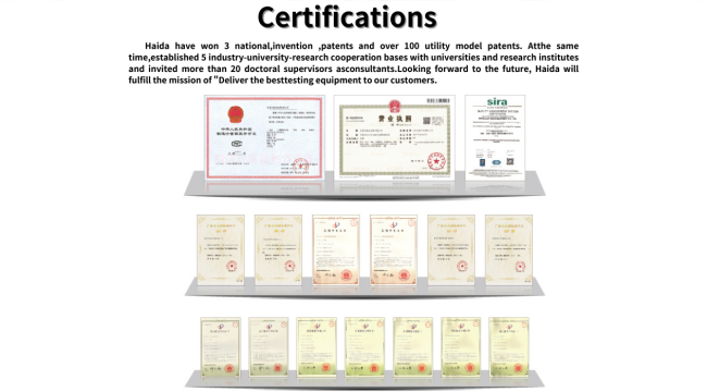 Haida 5110-HD Condom Automatic Seal Tester in laboratory setting