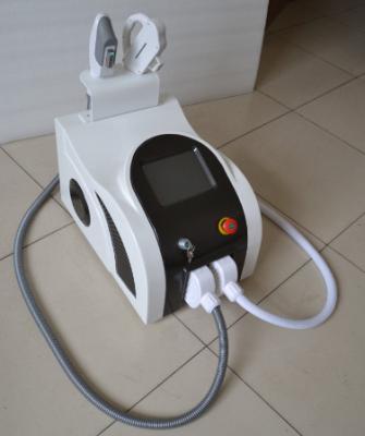 China Portable IPL SHR Hair Removal Elight Skin Rejuvenation Tightening Two Handles Machine for sale