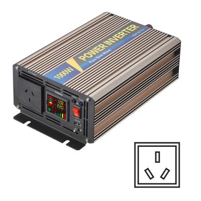 China Australia Socket 12VDC 1KW High Frequency Power Inverter for sale
