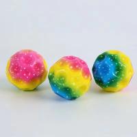 Quality Indoor Outdoor Play Space Galaxy Bouncy Ball Stress Ball for Hand-eye Coordinati for sale
