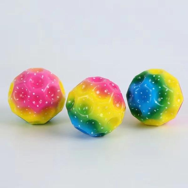 Quality Indoor Outdoor Play Space Galaxy Bouncy Ball Stress Ball for Hand-eye Coordination for sale